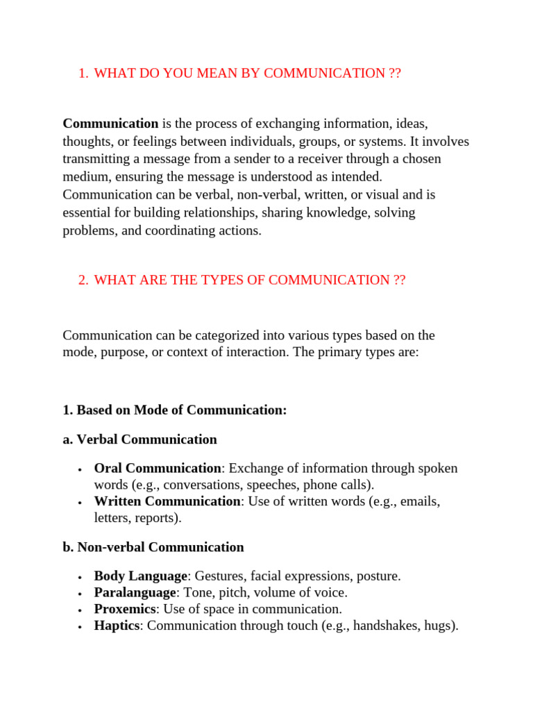 Unit 01 Mil English | PDF | Communication | Nonverbal Communication