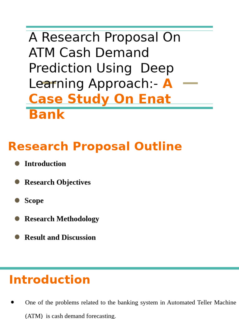 On ATM Cash Demand Prediction Using Deep Learning Approach - A Case ...