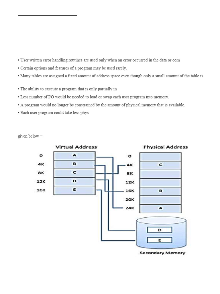 Virtual Memory and Page Fault | PDF | Computer Data Storage | Operating ...