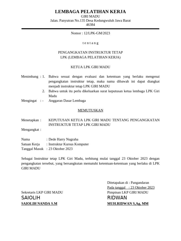 Latih 4 Kesekretarisan Yulia Nanda | PDF