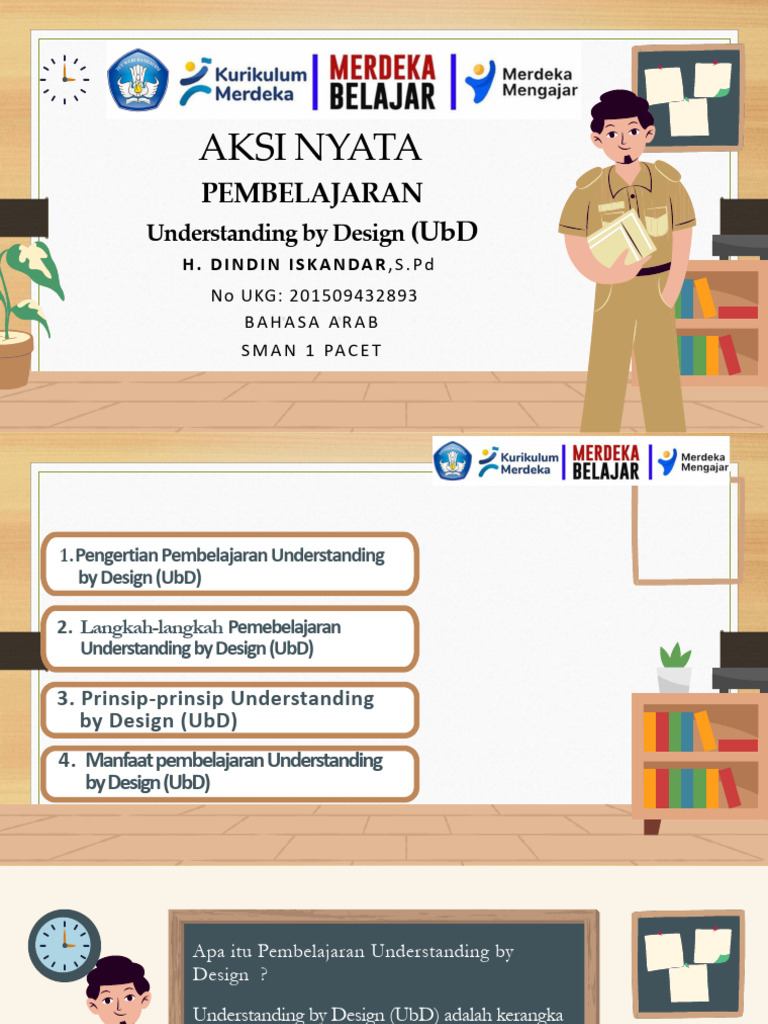 Aksi Nyata Modul 1 Pembelajaran UbD H. Dindin Iskandar | PDF