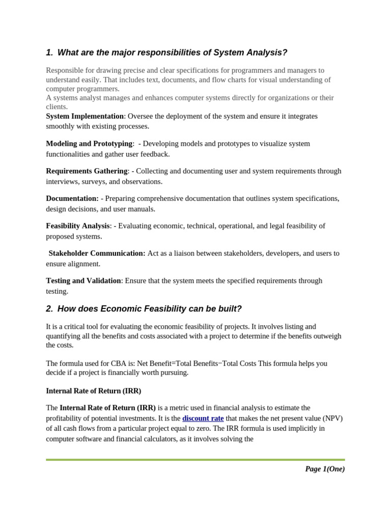 SAD assignment 2 | PDF | Internal Rate Of Return | World Wide Web