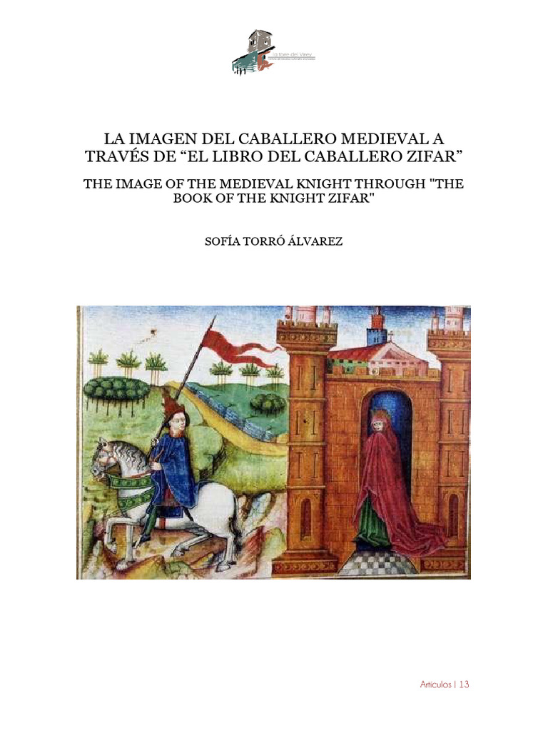 LA IMAGEN DEL CABALLERO MEDIEVAL A TRAVÉS DE “EL LIBRO DEL CABALLERO ...