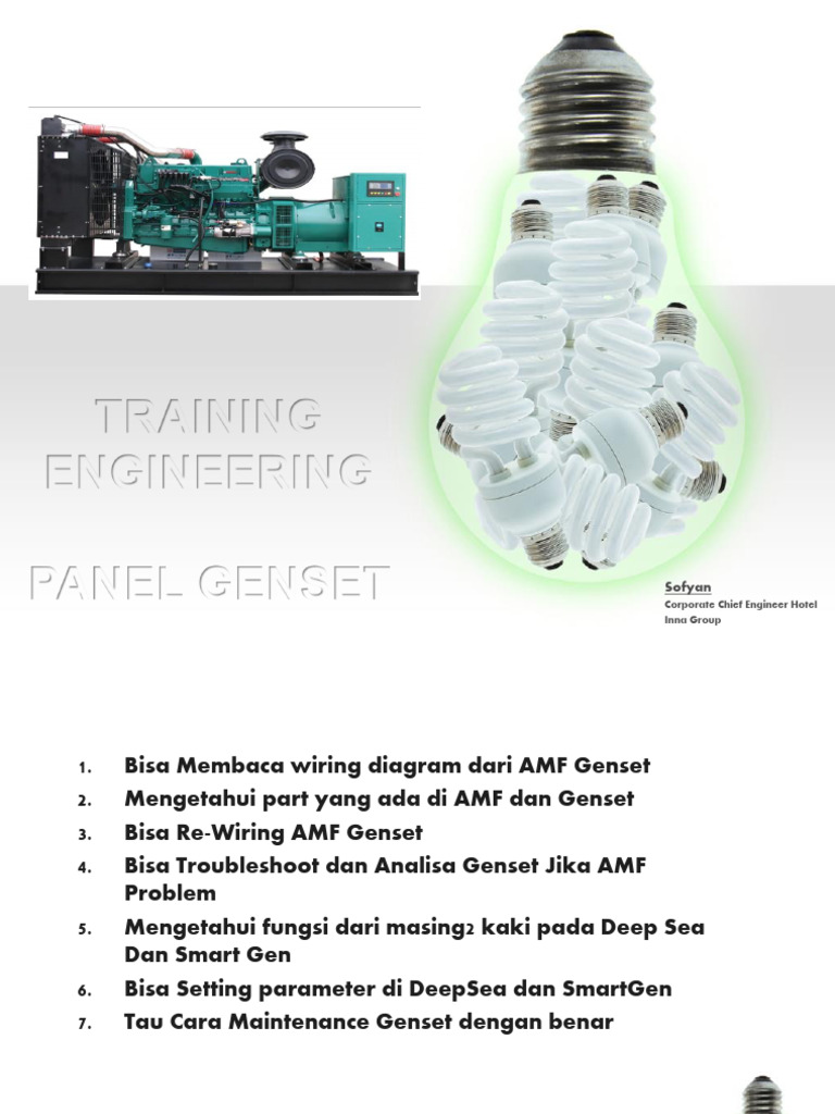 Panduan Setting dan Indikator Genset | PDF