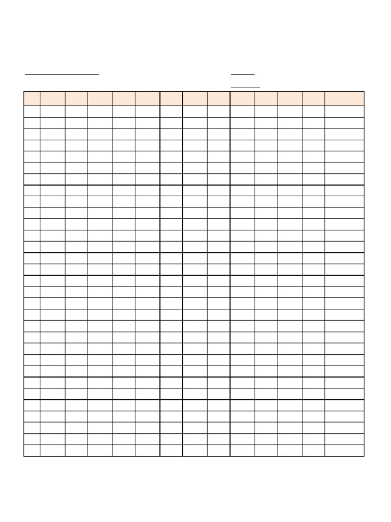 Chiller & Freezer Temperature Monitoring Log | PDF