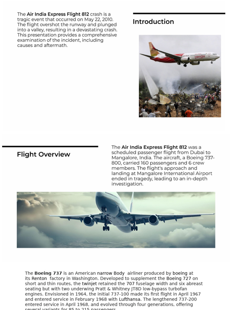 Air India Express Flight 812 Crash Detailed Analysis 2 | PDF | Civil ...