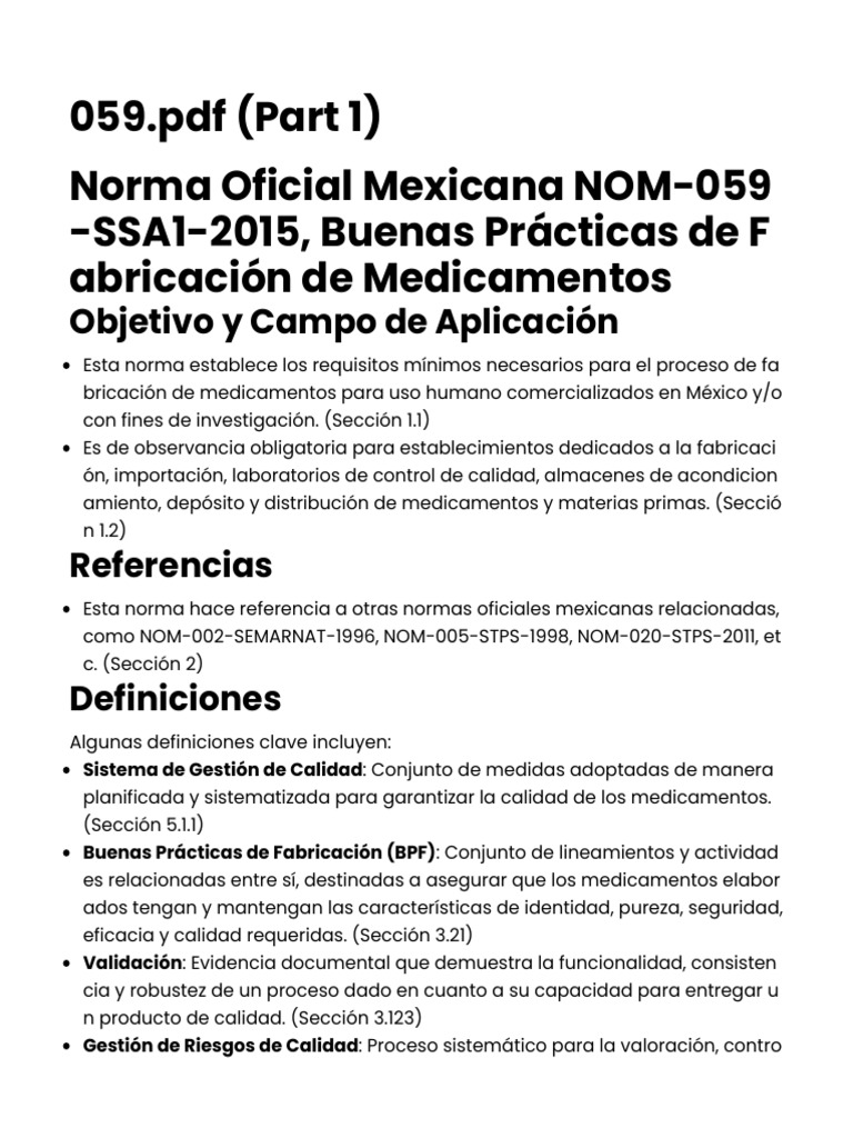 059.pdf (Part 1) | PDF | Calidad (comercial) | Sistema de manejo de calidad