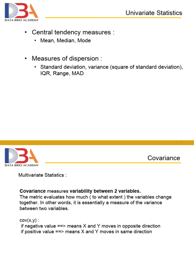 DBA Module1 CORR TS R | PDF | Covariance | Time Series