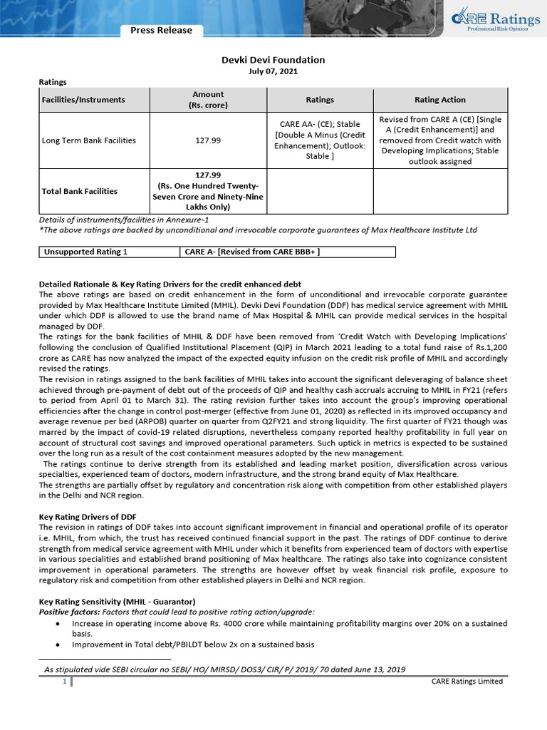 07072021075305_Devki_Devi_Foundation | PDF | Health Care | Hospital