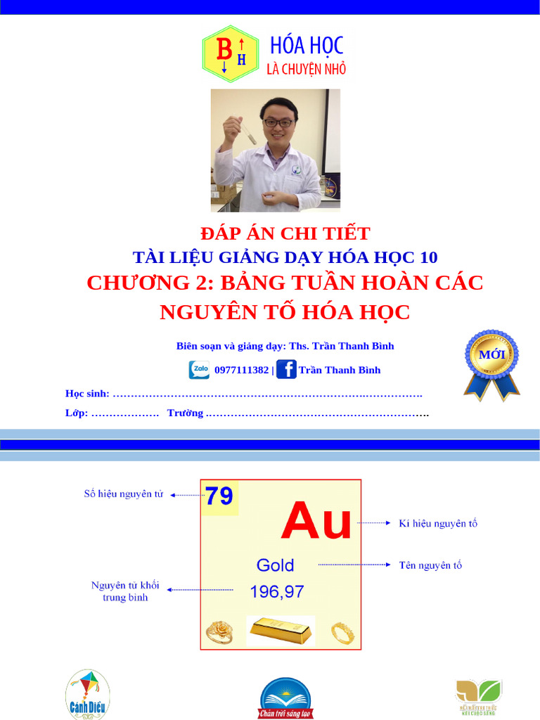 2023 2024. 10.2 Bang Tuan Hoan Cac Nguyen To Hoa Hoc. TTB DA Chi Tiet | PDF