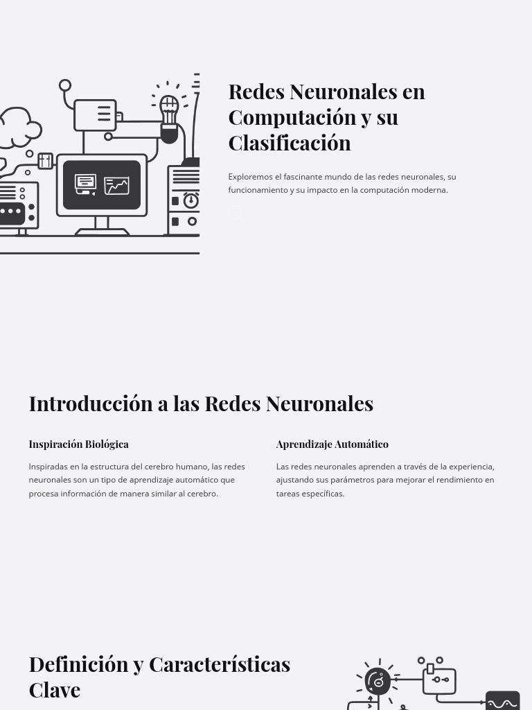 Clasificación de Redes Neuronales | PDF | Red neuronal artificial | Neurona