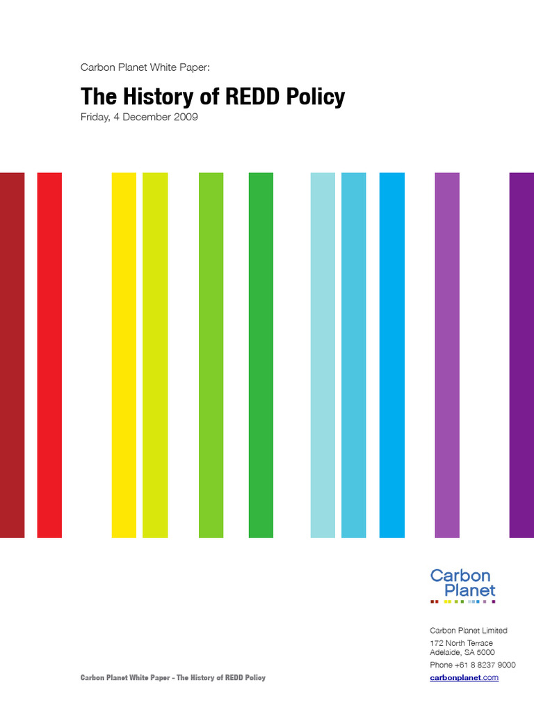 2 164 Redd 20091216 Carbon Planet The History of Redd Carbon Planet ...