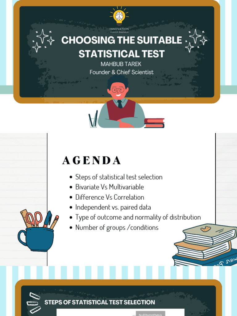 Choosing The Suitable Statistical Test | PDF | Statistics | Sampling ...