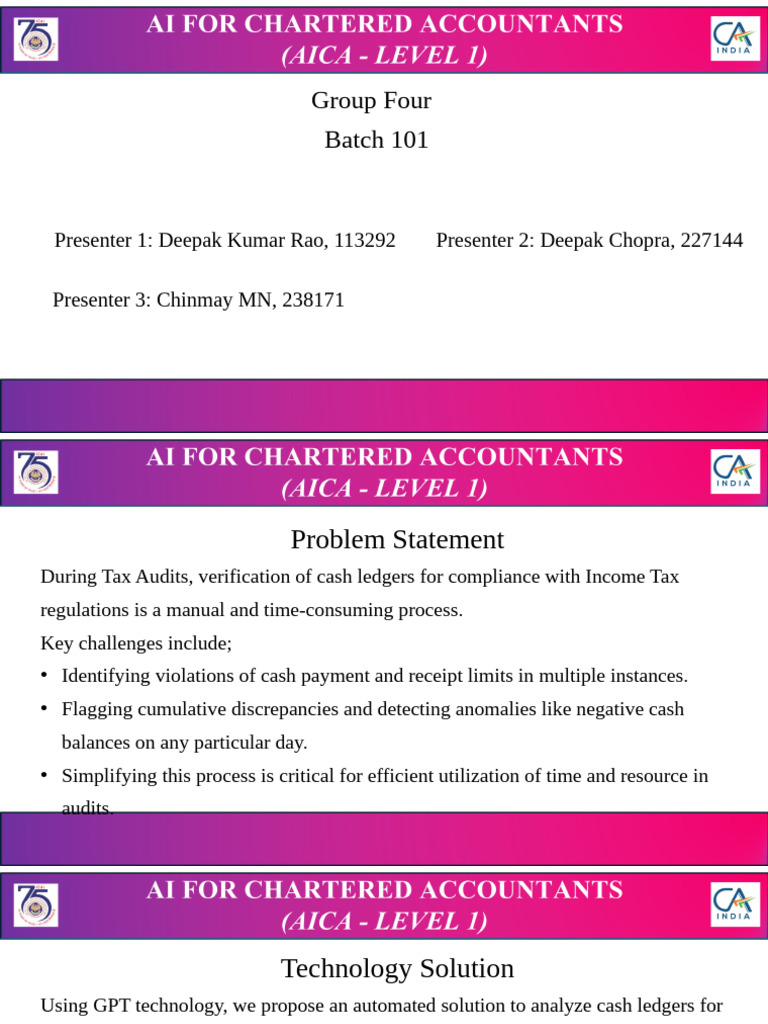 AICA Batch101 Group4 Presentation | PDF