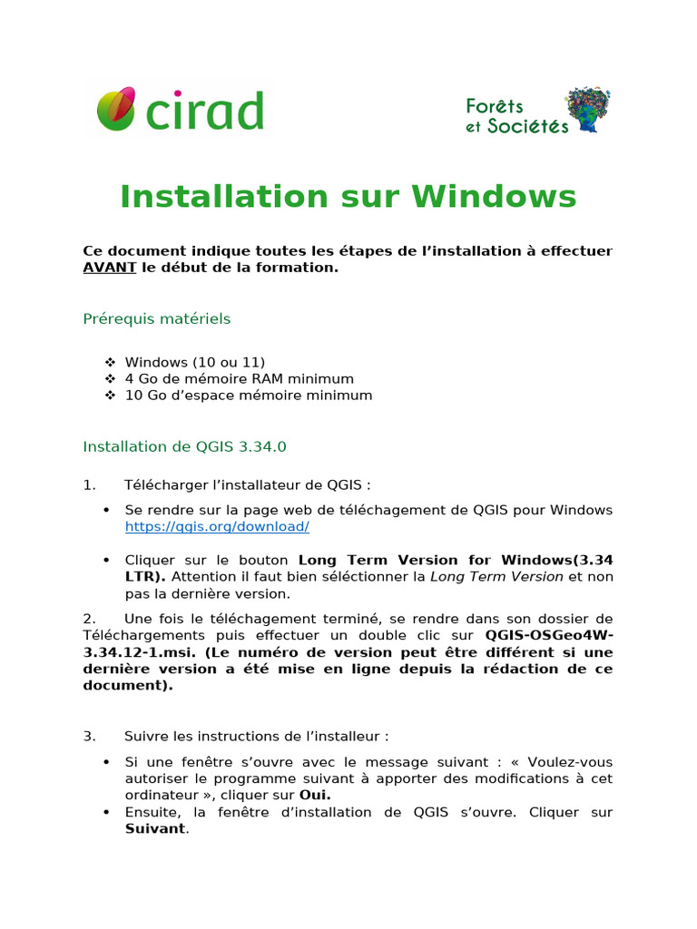 Manuel Installation Windows | PDF | Bibliothèque logicielle | Microsoft Windows