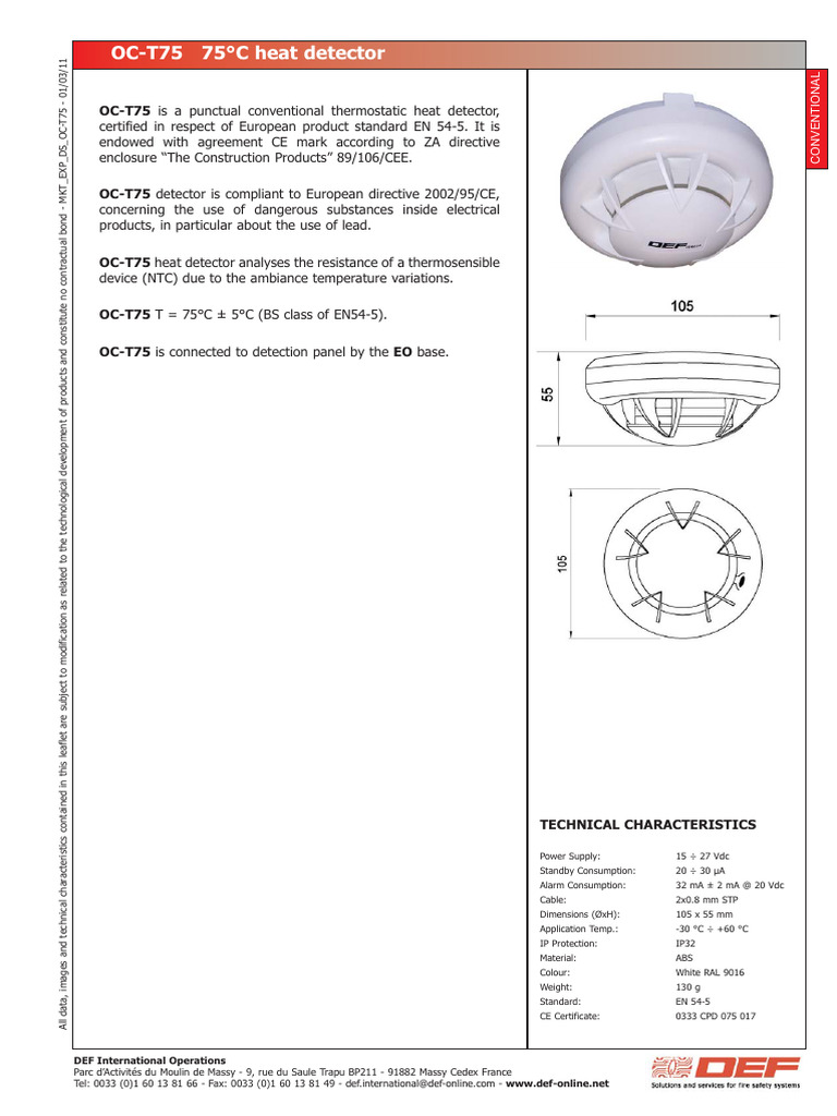 Datasheet - OC-T75 | PDF | Manufactured Goods | Electrical Engineering