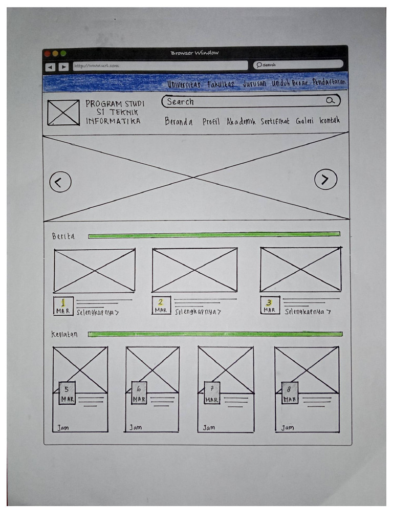 Syahirah Tri Meilina Tugas Ke 4 Wireframe | PDF