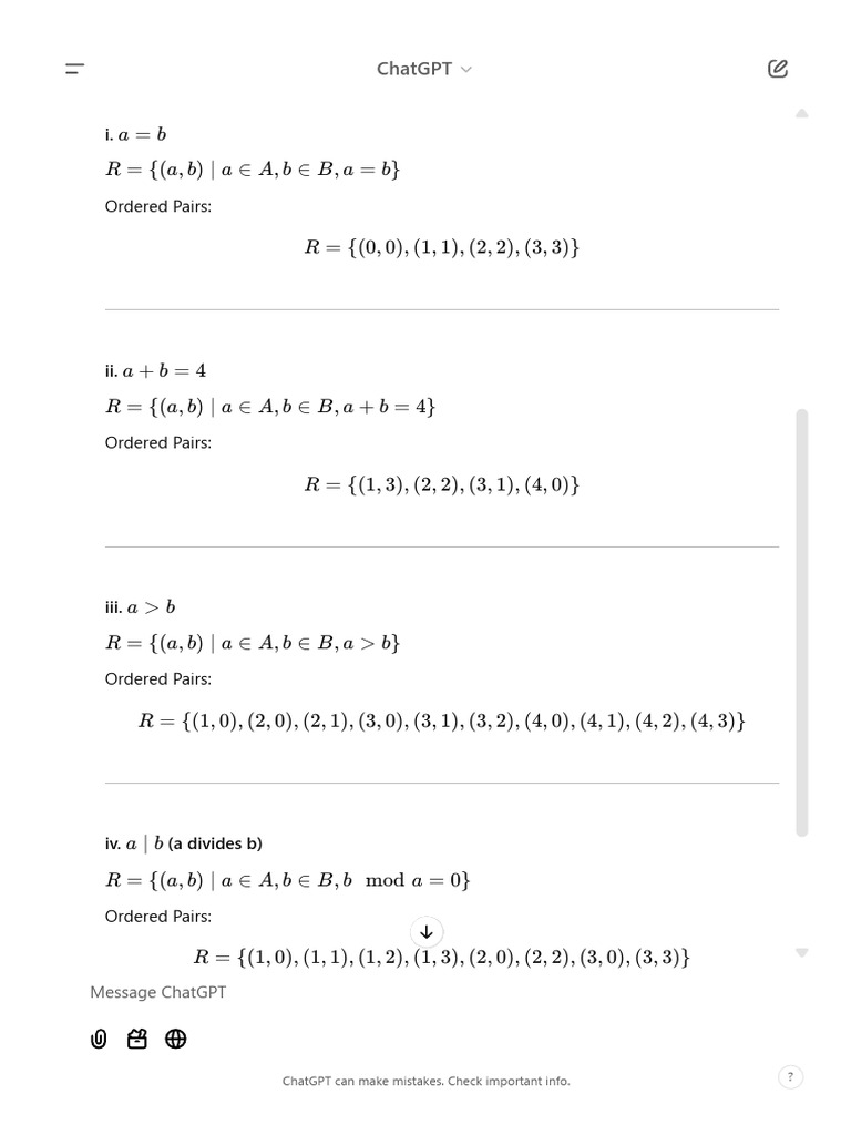 Math Relations & Ordered Pairs | PDF
