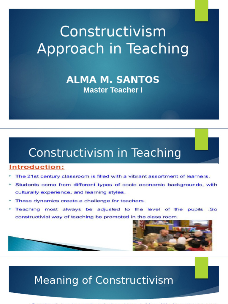 Constructivism Approach | PDF