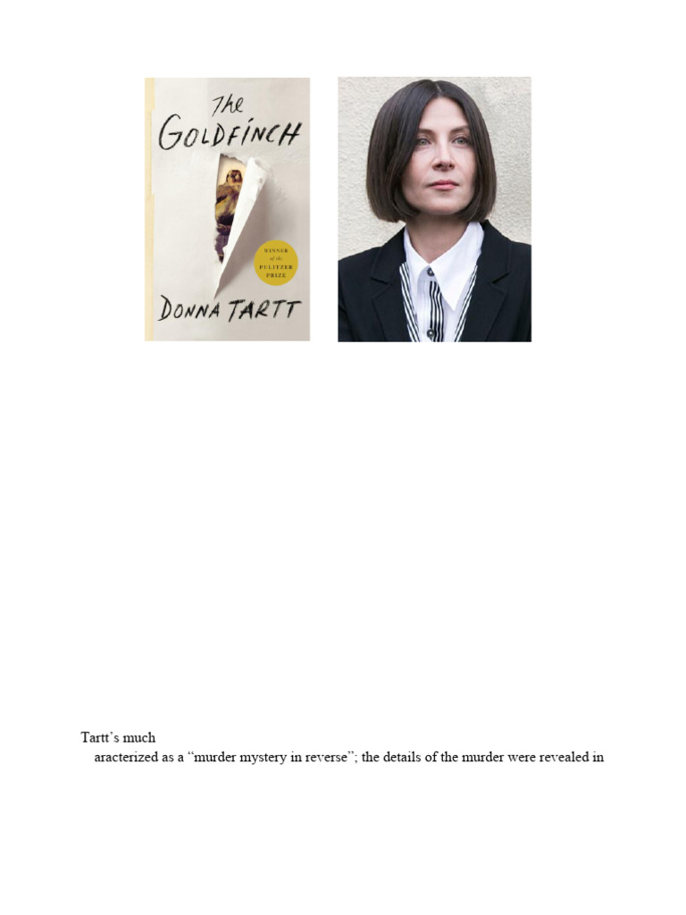 The Goldfinch | PDF