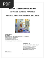 Dialysis 101 | PDF | Dialysis | Hemodialysis