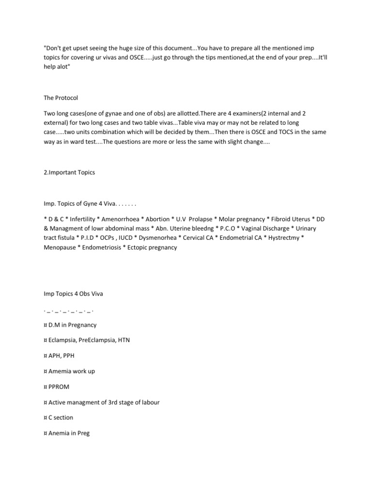 Gynae and Obs | PDF | Wellness