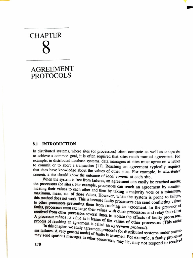 Agreement Protocols Book | PDF | Distributed Computing | Communication
