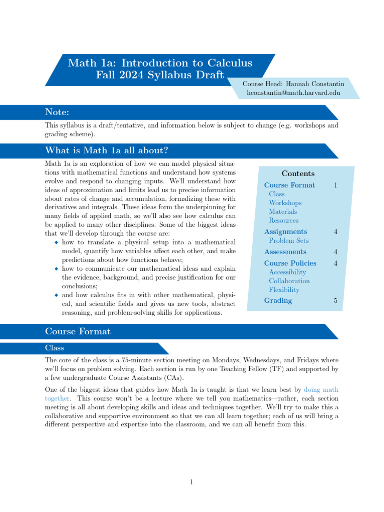 MATH 1A - 2024 Fall (123680) | PDF | Mathematics | Calculus