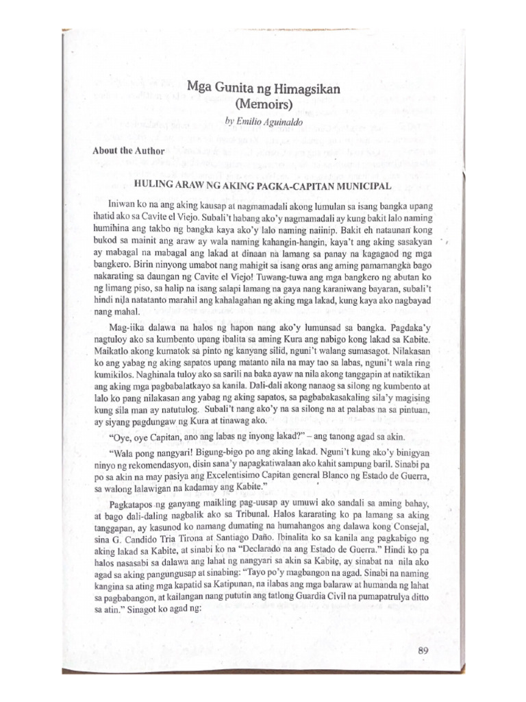 Mga Gunita NG Himagsikan | PDF