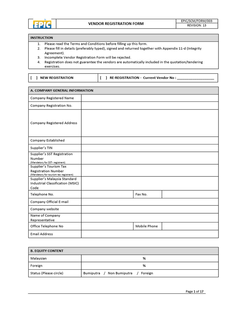 Vendor Registration Guide | PDF | Sanitary Sewer | Firefighting