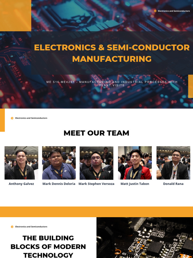 Electronics and Semiconductor Manufacturing | PDF | Printed Circuit ...