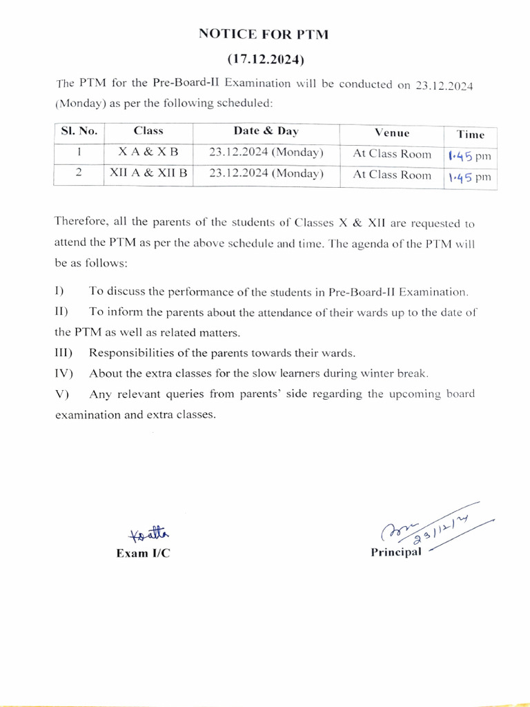 Notice PTM PB II | PDF