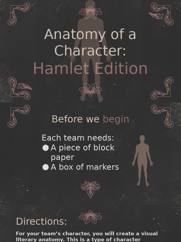 Character Anatomy: Hamlet Edition | PDF