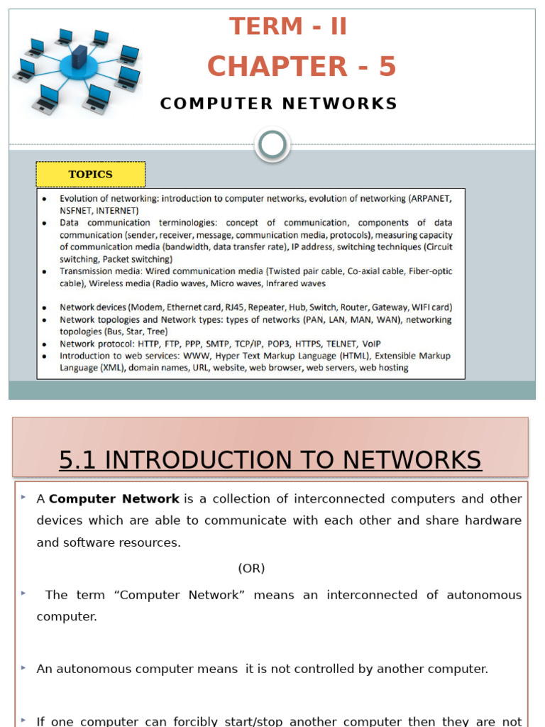CH 9 Computer Networks-4 | PDF | Network Topology | World Wide Web