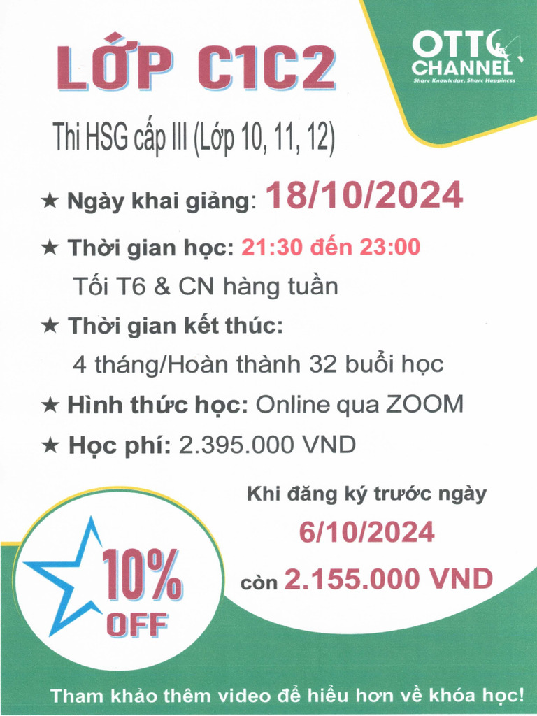 6. HSG CẤP 3 - Thông Tin Đăng Ký | PDF