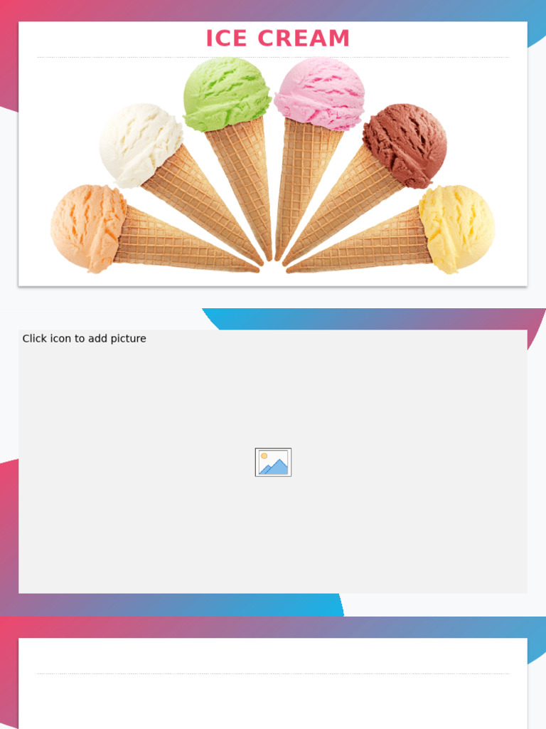 Presentation 2 | PDF | Ice Cream | Cream