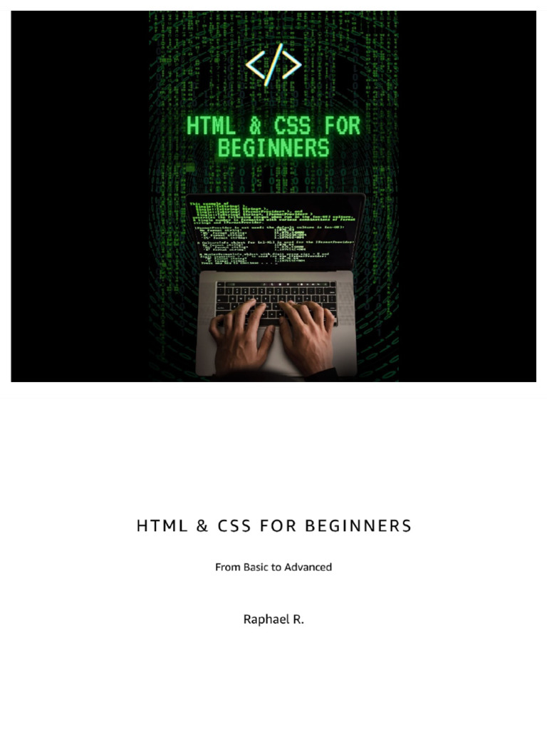 HTML N CSS For Beginners - Raphael R | PDF