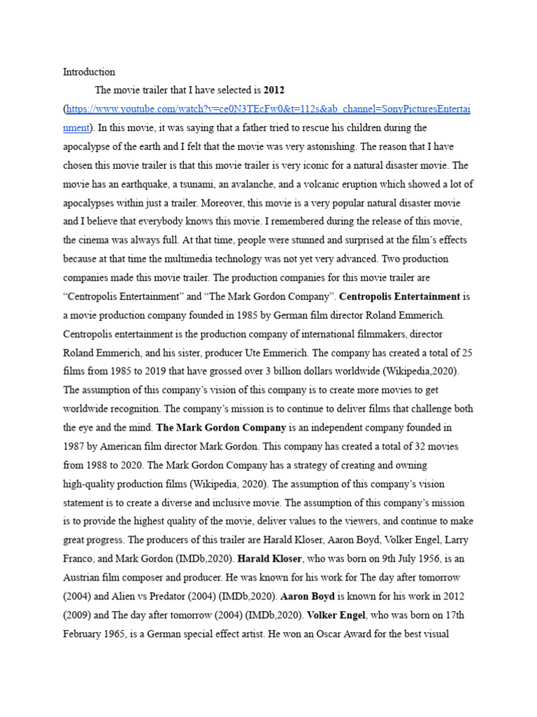 Ima Individual Assignment | PDF | Multimedia | Animation