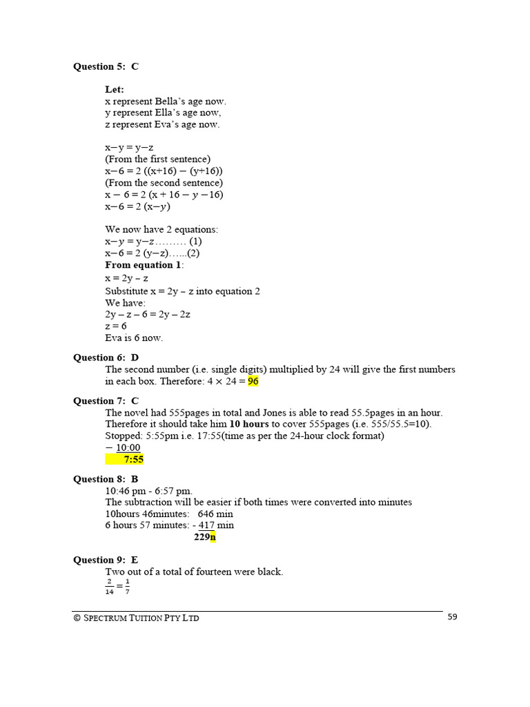 solution_p063 | PDF | Mathematics | Elementary Mathematics
