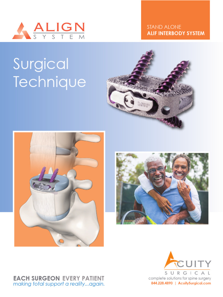 ALIGN ALIF Tech Guide 2021 | PDF | Surgery | Implant (Medicine)