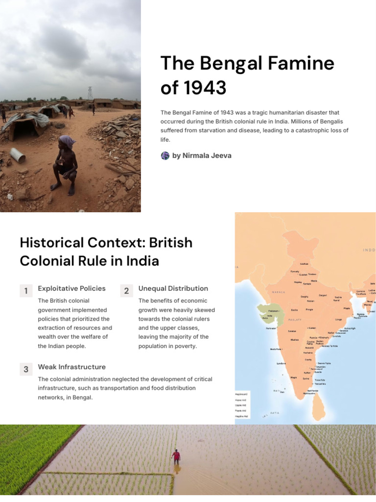 The Bengal Famine of 1943 | PDF | Famine | Humanitarian Aid