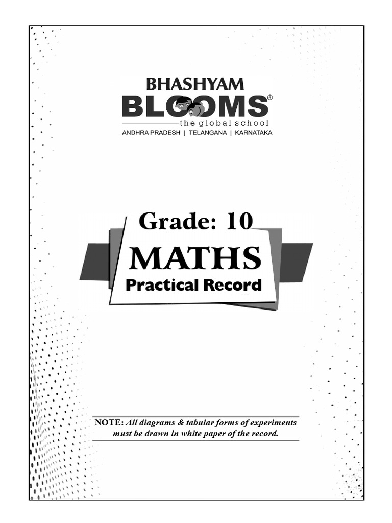 G10 Maths Record | PDF