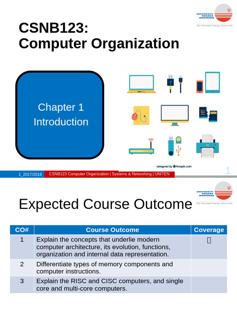 CSNB123 - Chapter1-Sem 2 2022 2023 | PDF | Central Processing Unit | Computer Data Storage