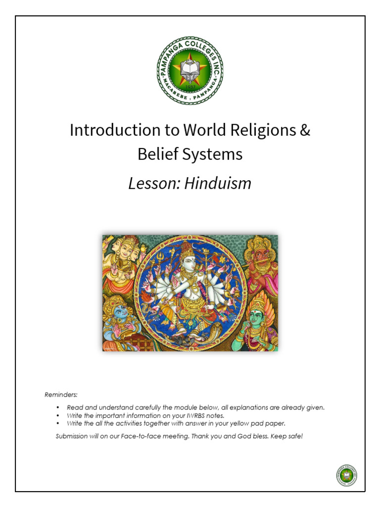 Hinduism: Key Beliefs and Practices | PDF | Devi | Moksha