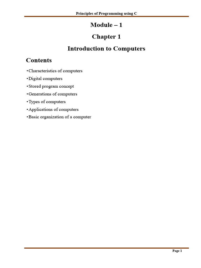 Module 1 - Chapter 1 - BPOPS103 | PDF | Personal Computers | Integrated Circuit
