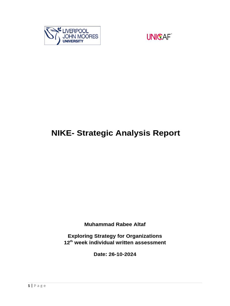 Eso - 12th Week (NIKE) Final | PDF | Corporate Social Responsibility | Brand