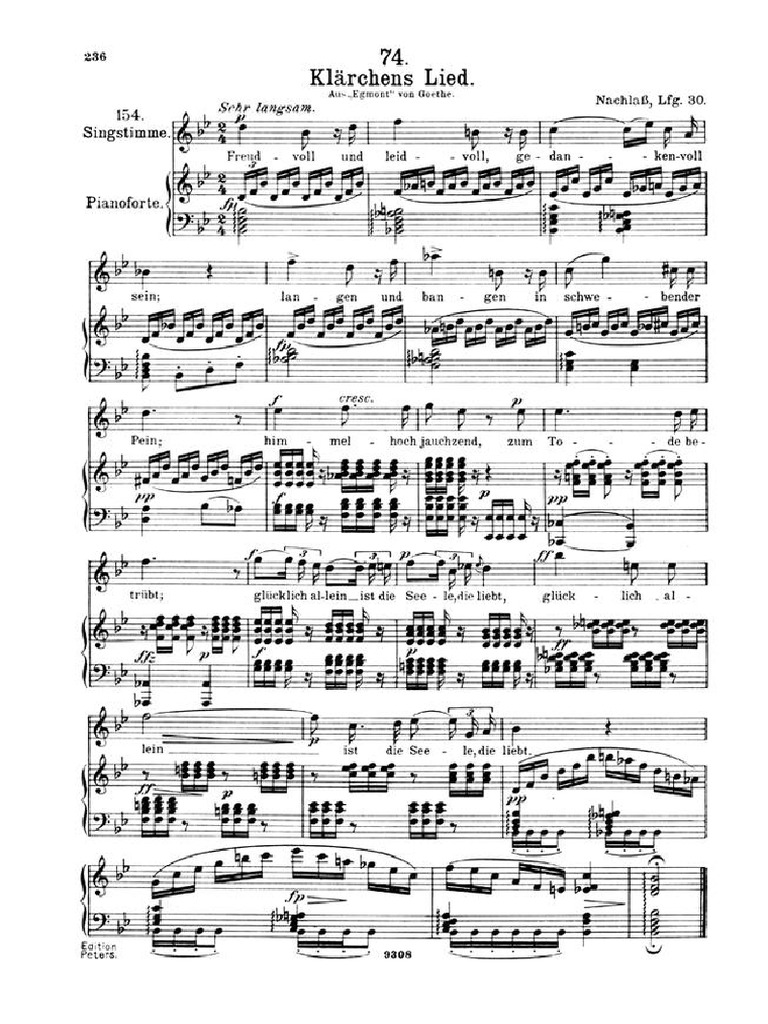 Klarchens Lied | PDF