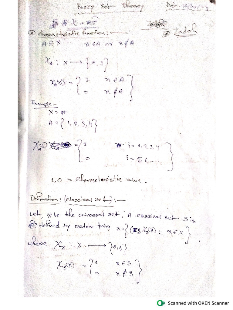 Fuzzy Set Theory | PDF