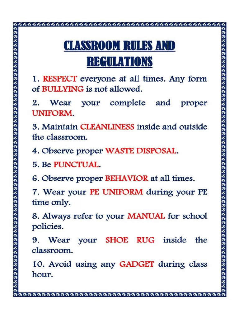 Rules | PDF