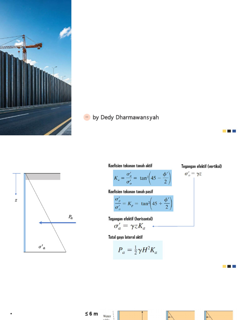 Cantilever Sheetpile (Clay) | PDF